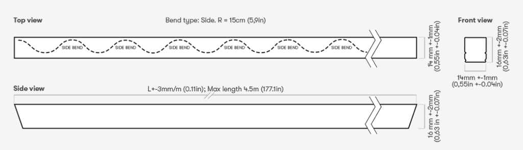 Atlantis G2 white Outdoor IP67 flexible LED light strips | HOLECTRON