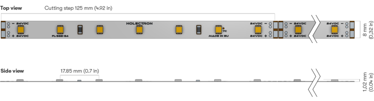 DELTA flexible LED strips for linear LED lighting