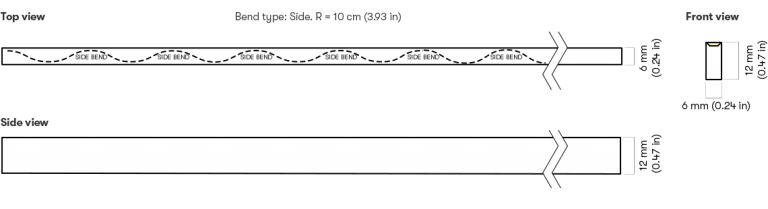 Flexible LED strips for linear LED lighting