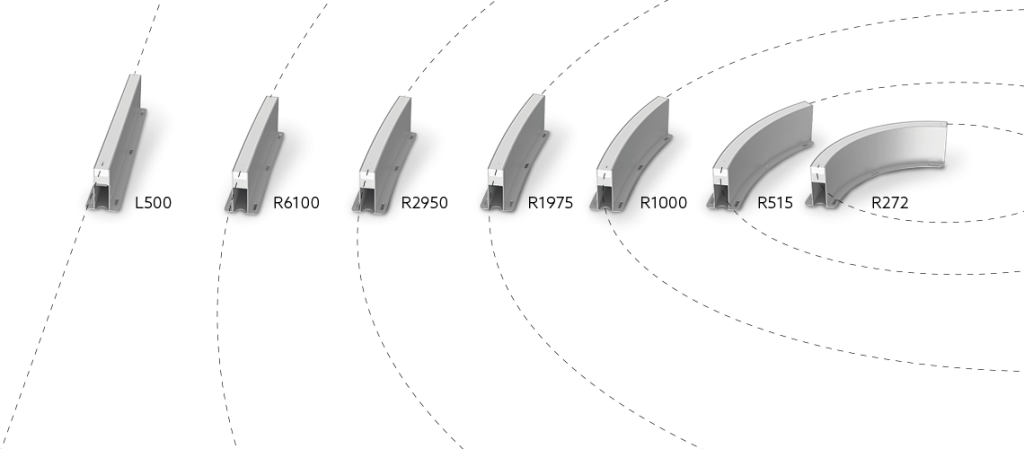 Inground Radius linear lighting system | HOLECTRON